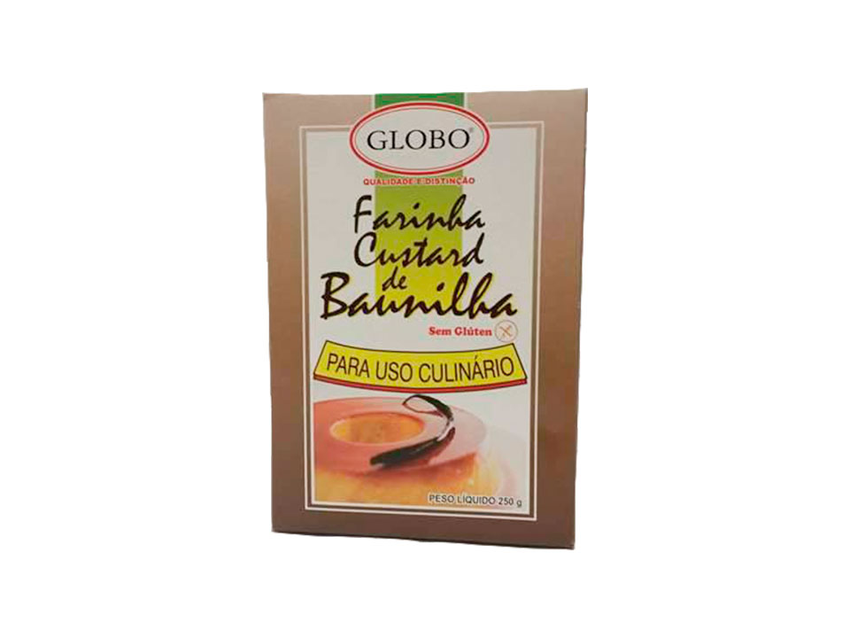 Farinha Custard Globo 250gr - Confeitaria - Casa Januário